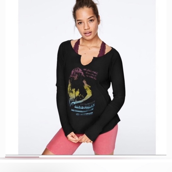 PINK Victoria's Secret | Tops | Janis Joplin Thermal | Poshmark